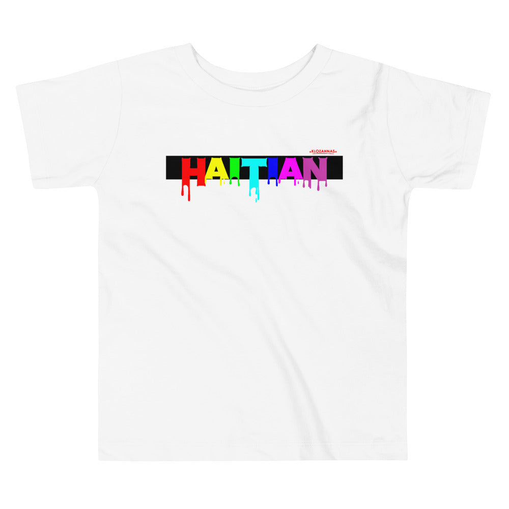 Haitian Drip Toddler Short Sleeve Tee – Klozahnas